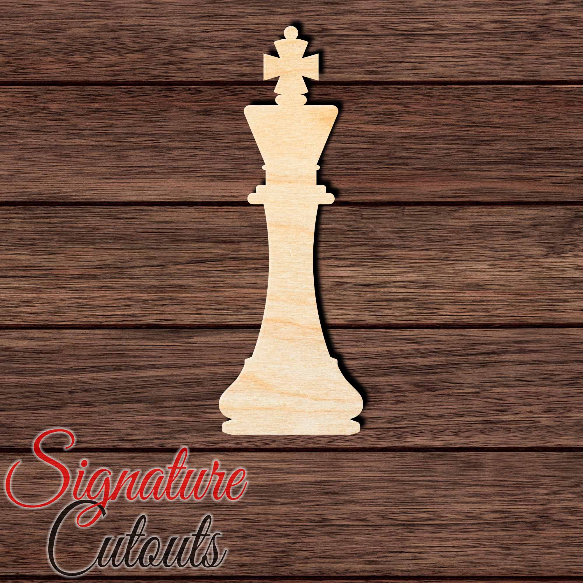 King Chess 001 Shape Cutout – Signature Cutouts