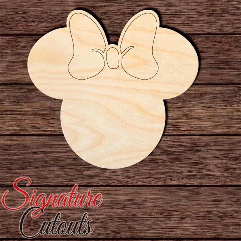 Minnie Mouse Head Cutout